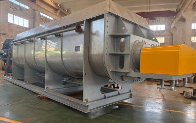 China SUS316L Hollow Paddle Dryer System ISO9001 PLC Control for sale