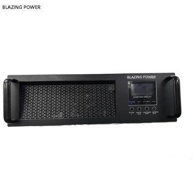 China Single Phase Compact Ups Power Supply Rack Mount 10KVA For Industrial for sale