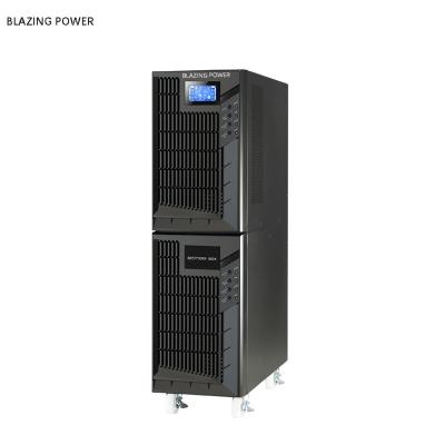 China Built-in Battery Online UPS System 6KVA 4800W with Pure Sinewave Output and Zero Transfer Time for sale