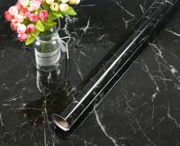 China Self-Adhesive Marble PVC Wallpaper Roll 45cm x 10m Soundproof Waterproof for Living Room for sale