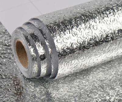 China DIY Removable PET Aluminum Foil Oil Proof Wall Sticker 40cm Width Custom Size for sale