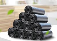 China Custom HDPE Garbage Bags on Roll 1200mm Width Flat C-Fold Star-Sealed for sale