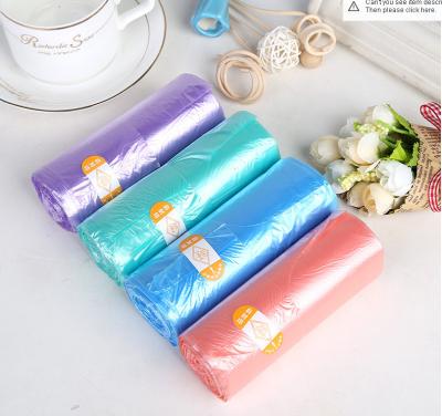 China Custom HDPE Garbage Bags on Roll 1200mm Width Flat C-Fold Star-Sealed for sale
