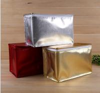 China 14x13x7inch CMYK Color Insulated Lunch Cooler Bag Non Woven Aluminium Foil for sale