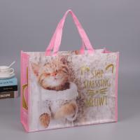 China Custom Non Woven Fabric Carry Bags 34x40cm Eco Friendly Reusable Shopping Tote for sale