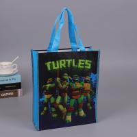 China Custom Printed Logo Folding PP Non Woven Bag 32x11x38cm Reusable Shopping Tote for sale