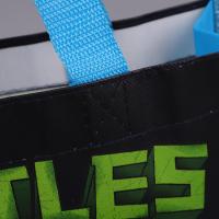 China Custom Printed Logo Folding PP Non Woven Bag 32x11x38cm Reusable Shopping Tote for sale
