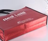 China 400x400x100mm 80g 4C Offset Printing PP Non Woven Bag Eco Friendly Shopping Tote for sale