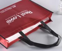 China 400x400x100mm 80g 4C Offset Printing PP Non Woven Bag Eco Friendly Shopping Tote for sale