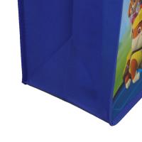 China Custom Printed PP Non Woven Shopping Bag 28.5x40 cm Waterproof Eco Friendly for sale