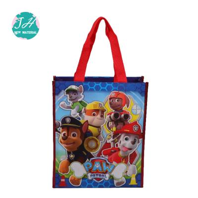 China Custom PP Woven Shopping Bag 15-30lb Capacity Reusable Eco Friendly Foldable Tote for sale