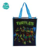 China Custom Printed Logo Folding PP Non Woven Bag 32x11x38cm Reusable Shopping Tote for sale