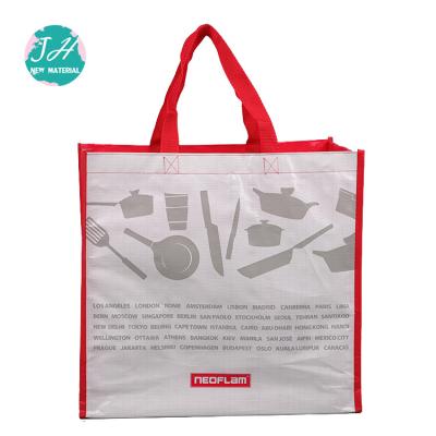China 60gsm Durable CMYK Color Non Woven Carry Bags Polypropylene Tote Bags Custom Size for sale