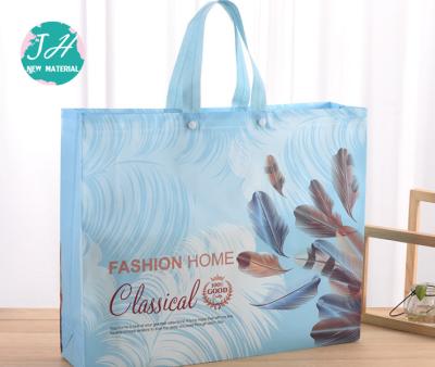 China Recycled PP Non Woven Shopping Bag with Silk Screen Printing Custom Size Eco Friendly Tote for sale