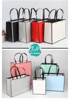 China Custom Embossed PMS Color Paper Gift Bags with Handles 1000pcs MOQ Luxury Carrier Bags for sale