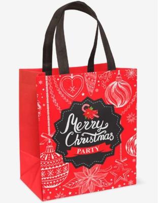 China 10 Kgs Heavy Duty Waterproof Non Woven Fabric Carry Bag Foldable Shopping Tote for sale