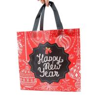 China 10 Kgs Heavy Duty Waterproof Non Woven Fabric Carry Bag Foldable Shopping Tote for sale