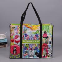 China 44*15*24cm Silk Screen Folding Polypropylene Shopping Bag for sale