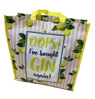 China Customized 80gsm PP Non Woven Bag Waterproof Laminated Shopping Tote with Handles for sale