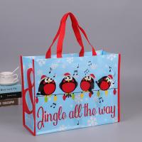 China Custom Non Woven Grocery Bags with Cartoon Prints Reusable Shopping Tote 30x40cm for sale