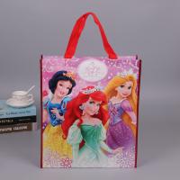 China Glossy Non Woven Fabric Carry Bags 32x11x38cm Reusable Shopping Bags 8-15kg Capacity for sale