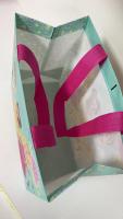 China Laminated Non Woven Tote Bag 16x6x12 Inch Heat Transfer Printing with Handles for sale