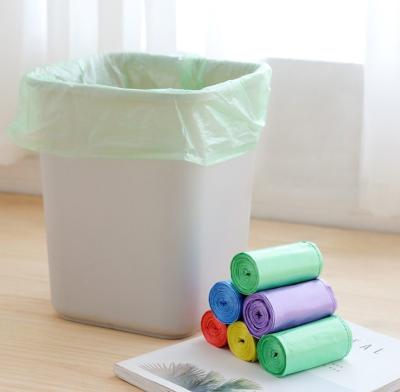 China 45x50cm Heavy Duty Plastic Garbage Bags 100 Pcs Biodegradable Trash Liners for sale