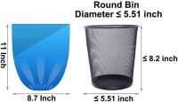 China 45x50cm Heavy Duty Plastic Garbage Bags 100 Pcs Biodegradable Trash Liners for sale