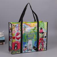 China Cartoon Printed Foldable Shopping Carry Bag 42x14x33cm Polypropylene Reusable Grocery Tote for sale