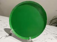 China 350g CMYK Color Round Disposable Paper Plate 9 inch for Carnival Party Dinner for sale