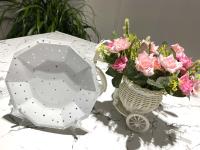 China 350g White Paperboard Engraving Heavy Duty Paper Plates 9 Inch Disposable for sale