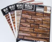 China PVC 3D Foam Brick Wall Decoration Sheet 70x77cm Easy Clean Bedroom Living Room for sale