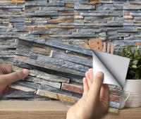 China XPE PE Foam Wall Sticker 3D Brick Design 8mm Thickness Self Adhesive Waterproof Wallpaper for sale
