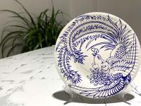 China Custom Printed Disposable Paper Plates 7 Inch Biodegradable Party Dinnerware OEM for sale