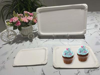 China Custom Square Paper Plates 250gsm Biodegradable Bagasse Disposable Party Plates for sale