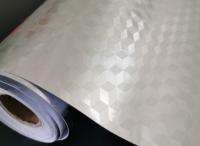 China PVC Vinyl Oil Proof Wall Sticker 0.13mm Thick 45m Length Anti Fouling Silvery for sale