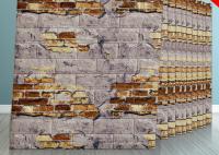 China 50x50cm 3D PE Foam Wallpaper Waterproof Moistureproof Self-Adhesive Brick Wall Stickers for Office Building for sale