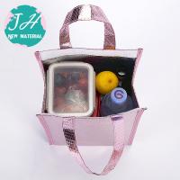 China Custom Insulated Lunch Cooler Bag 60-120gsm Non Woven EPE Foam Thermal Reusable Portable for sale