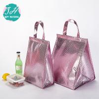 China Custom Insulated Lunch Cooler Bag 60-120gsm Non Woven EPE Foam Thermal Reusable Portable for sale