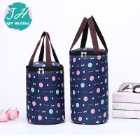 China Cylinder Insulated Lunch Cooler Bag 15kg Capacity Customizable Polyester Large Food Bag for sale