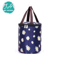 China Cylinder Insulated Lunch Cooler Bag 15kg Capacity Customizable Polyester Large Food Bag for sale