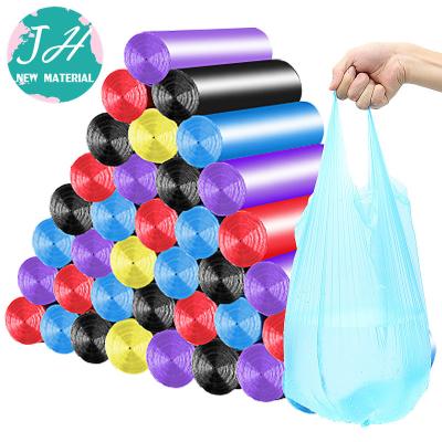 China HDPE Plastic Garbage Bags 45x50cm 20pcs per Roll for Hospital and Home Use for sale