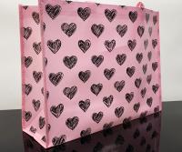 China 38cm Height Non Woven Shopping Carry Bags Heavy Duty Reusable Eco Friendly Laminated for sale