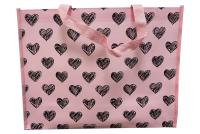 China 38cm Height Non Woven Shopping Carry Bags Heavy Duty Reusable Eco Friendly Laminated for sale