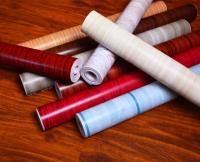 China Self Adhesive Wood Grain PVC Wallpaper Sticker 5m Roll for Home Office Decoration for sale