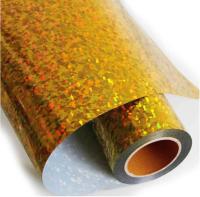 China Hologram Laser Lamination Plastic Gift Wrapping Paper 80cm Width Custom Color for sale