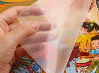 China 10 Sheets 50x36cm Waterproof Self Adhesive PVC Book Cover for School Office for sale