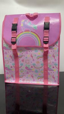 China Custom Non Woven Backpack Bag 140gsm Laminated Shopping Carry Bag Eco Friendly for sale