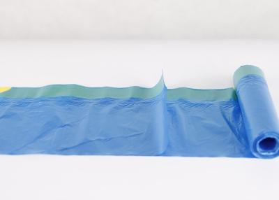 China HDPE Drawstring Garbage Clear Plastic Trash Bags Customized Color for sale