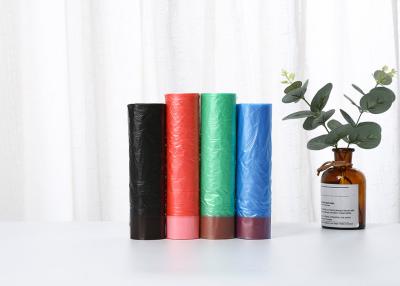 China Colorful Kitchen Drawstring Trash Bags Plastic for sale